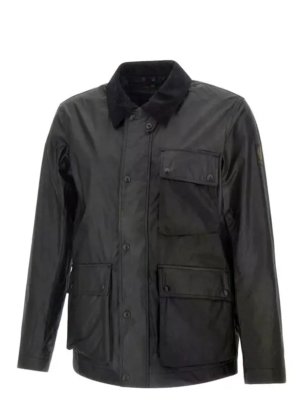 Belstaff Corduroy-collar Jacket - Black