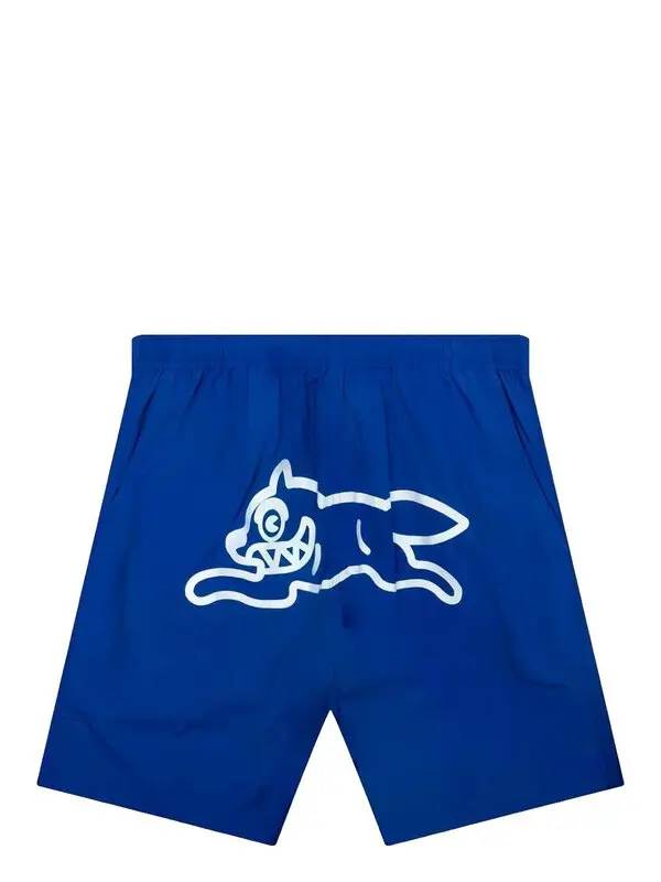 ICECREAM Running Dog Printed Shorts - Blue