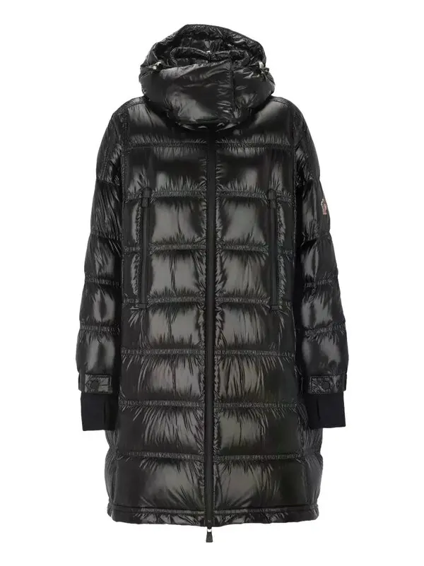 Moncler Rochelairs Hooded Quilted Performance Jacket - Black