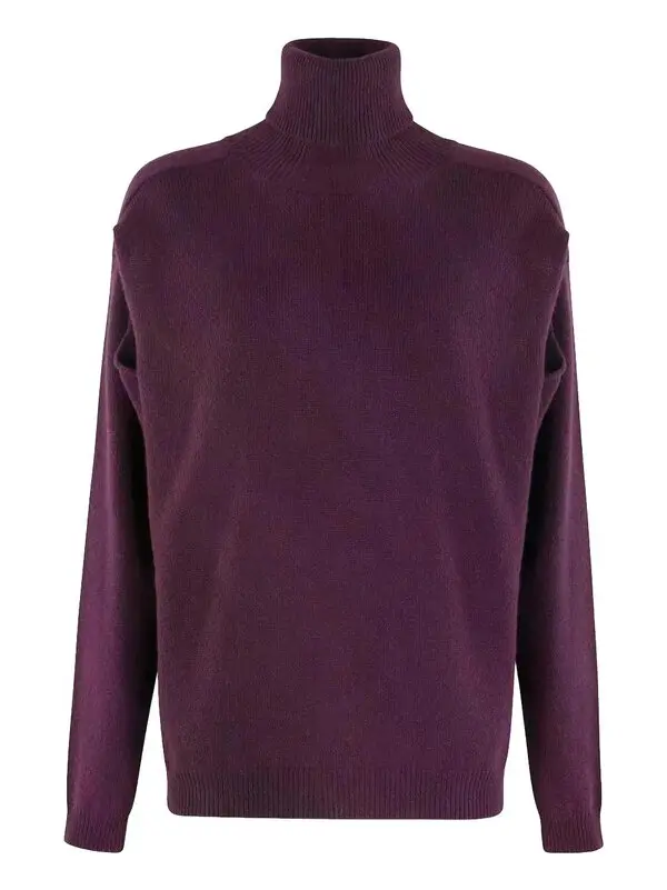 Federica Tosi Roll Neck Sweater - Purple