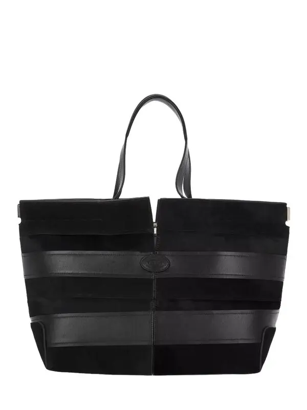 TOD'S Di Bag Folio Tote Bag - Black