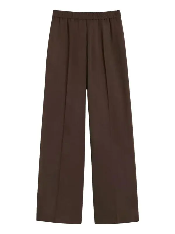 Max Mara Elasticated Waistband Trousers - Brown