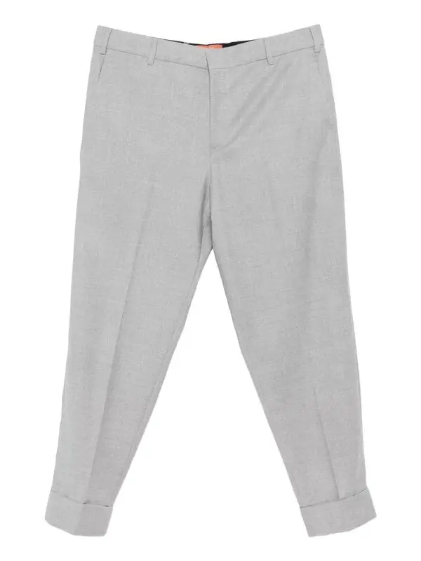 CRUNA Pressed-crease Trousers - Grey