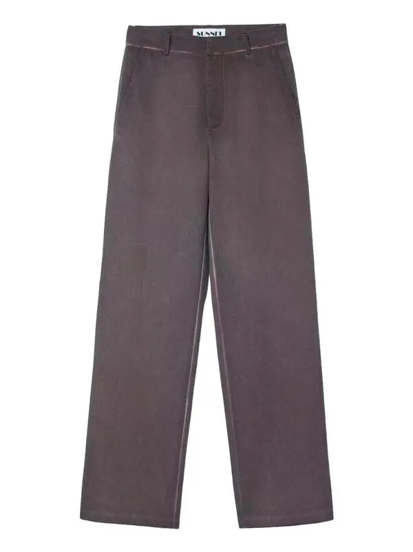Sunnei Wool Trousers - Brown