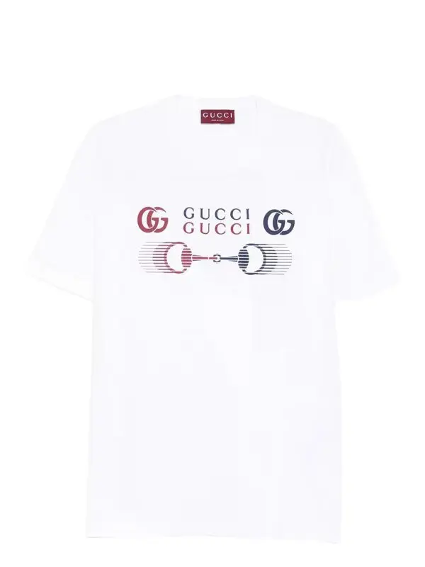Gucci Horsebit Logo T-shirt - White