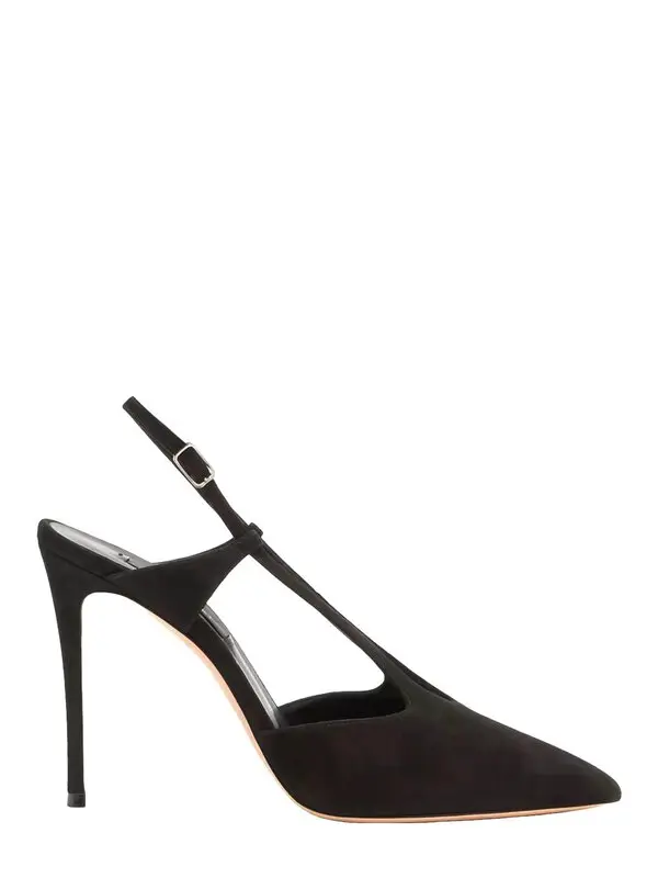 Casadei 100mm Julia Camoscio Pumps - Black