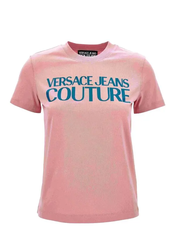 Versace Logo-print T-shirt - Pink
