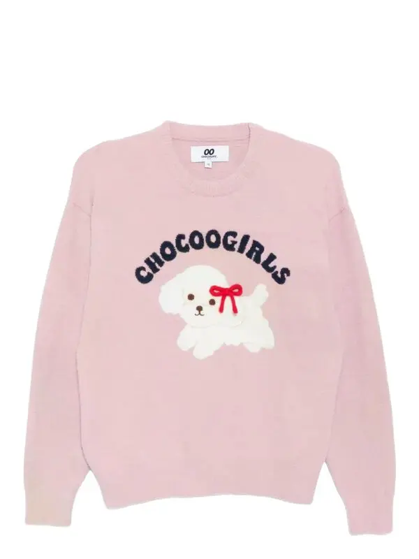 CHOCOOLATE Printed Jumper - Pink