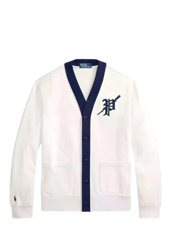 Polo Ralph Lauren Logo-patch Button-front Cardigan - White