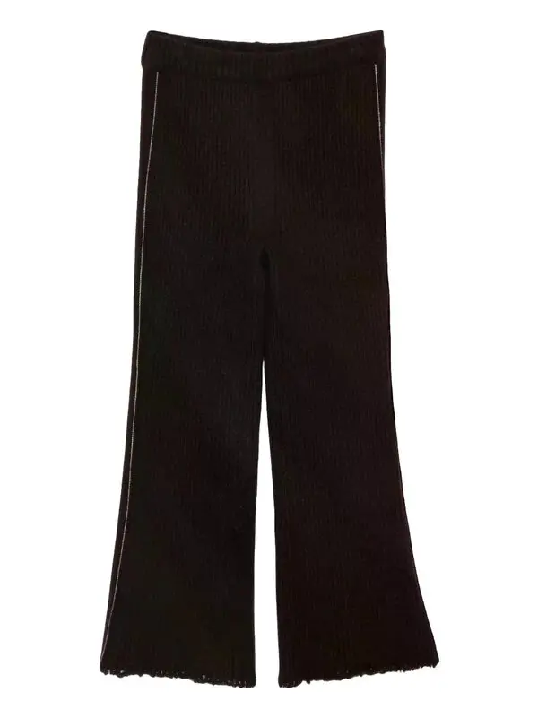 LOW CLASSIC Knitted Pants - Brown