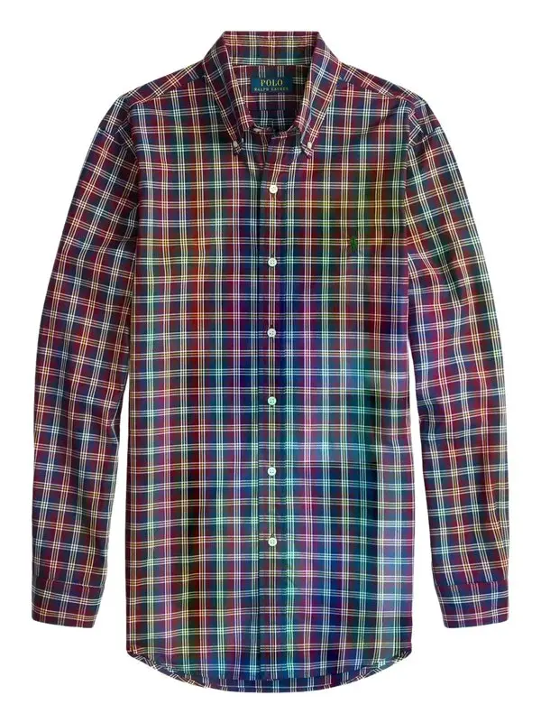 Polo Ralph Lauren Long Sleeve Plaid Shirt - Red