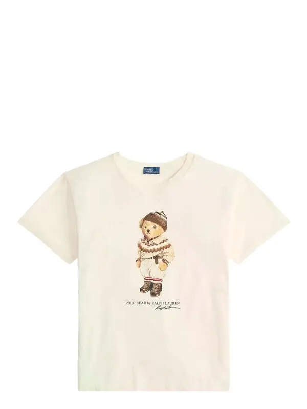 Polo Ralph Lauren Bear-print T-shirt - White