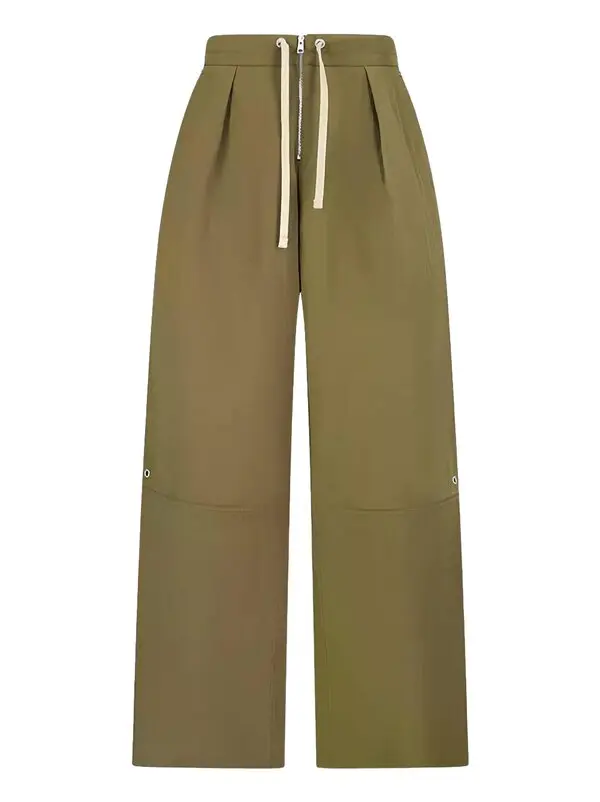 Ami Zip-fly Pocket Trousers - Green