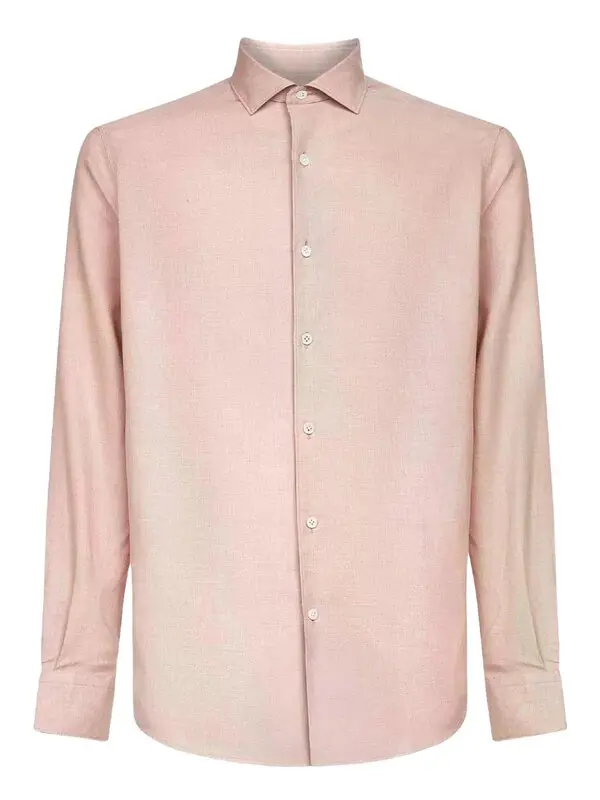 Zegna Button-down Shirt - Pink