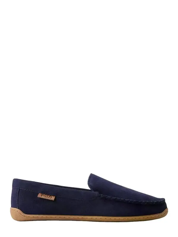 Polo Ralph Lauren Brenan Embroidered Loafers - Blue