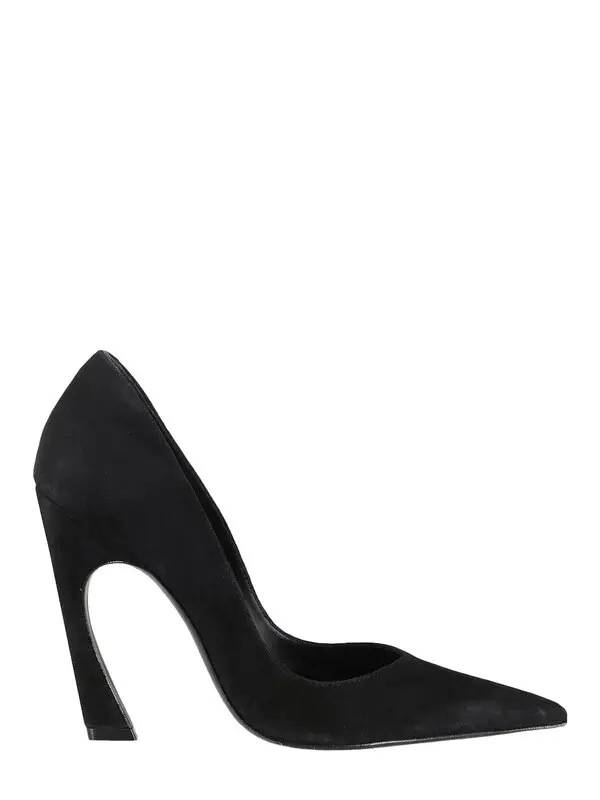Schutz Curved-heel Pointed-toe Pumps - Black