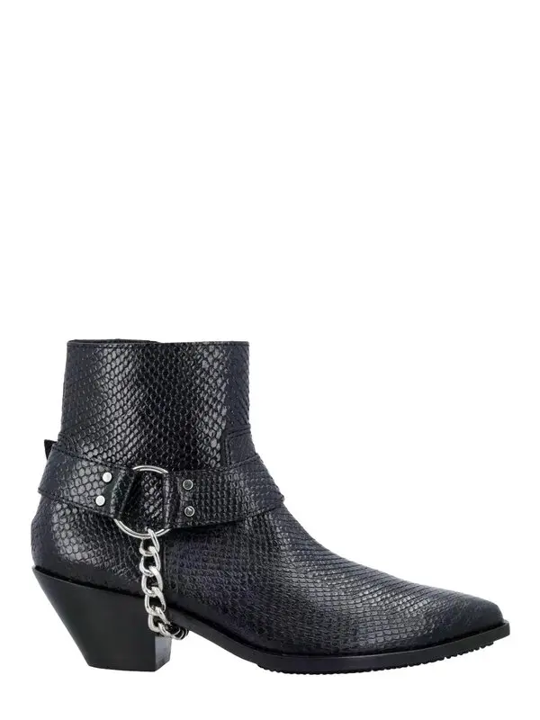 Junya Watanabe Snake-print Boots - Black