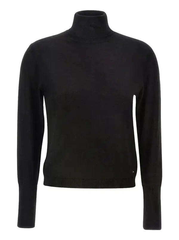 KAOS Turtleneck Wool Sweater - Black
