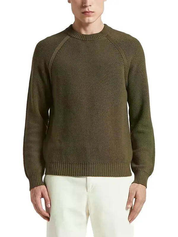 Peserico Raglan-sleeve Knitwear Sweater - Green