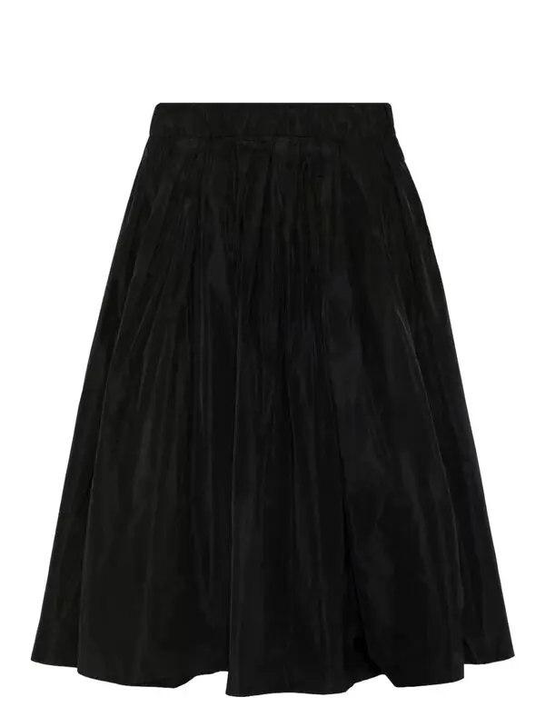 SUSANNE BOMMER Elasticated Waist Midi Skirt - Black