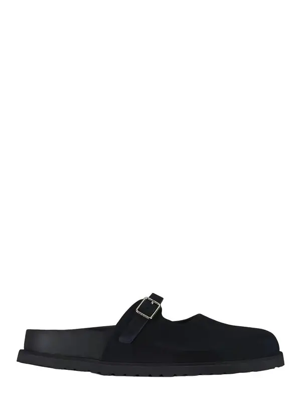 BIRKENSTOCK Berlin Maria Suede Mules - Black