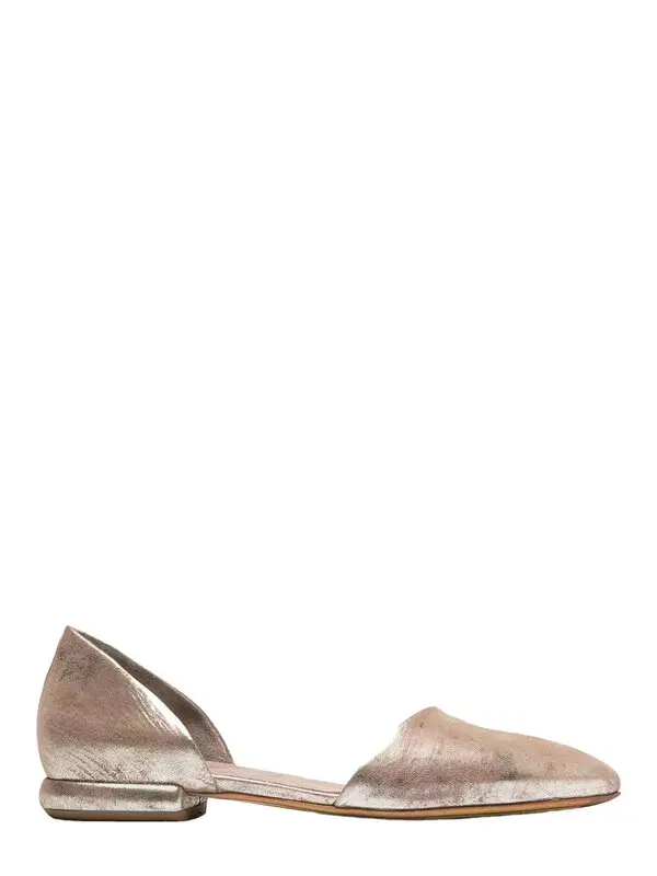 Officine Creative Sue Pointed-toe Flats - Metallic