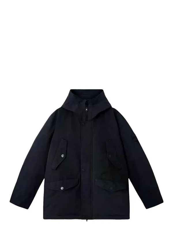 Stone Island David Quilted Coat - Blue