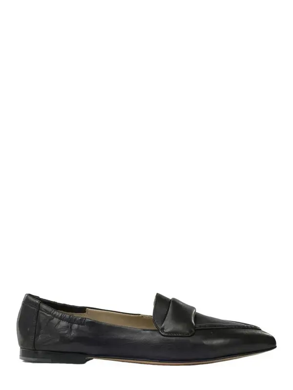 POMME D´OR Pointed Leather Loafers - Black