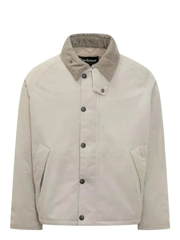 Barbour Padded Corduroy-collar Jacket - Neutrals