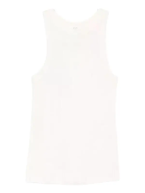 Co Collection Ribbed Tank Top - Neutrals