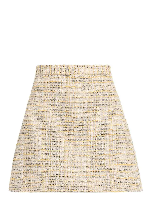 Theory A-line Tweed Mini Skirt - Spice Mult