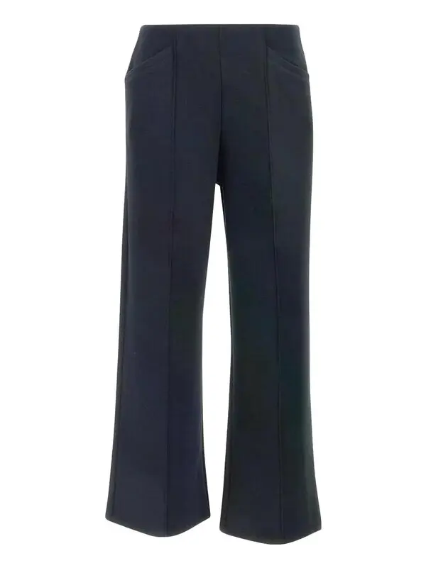 ELENA MIRO` Elasticated Waistband Trousers - Blue