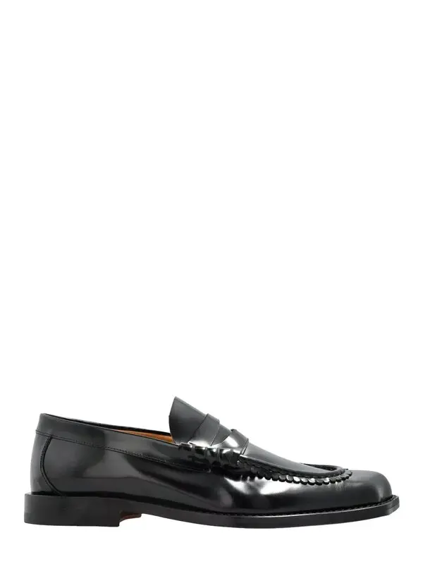 VIVIENNE WESTWOOD Coin Leather Loafers - Black