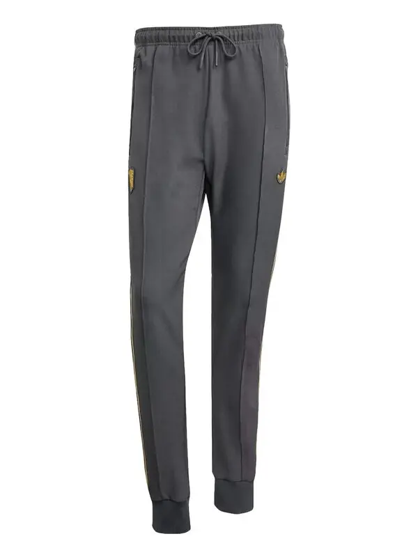 Adidas Side-stripe Track Pants - Grey