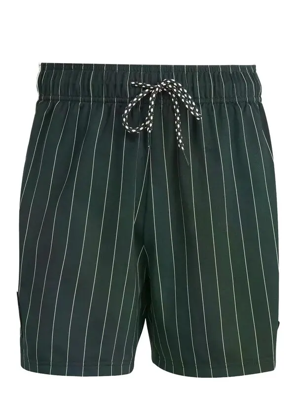 Adidas Striped Shorts - Green