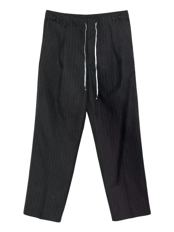 MAISON MARGIELA Pinstriped Trousers - Grey