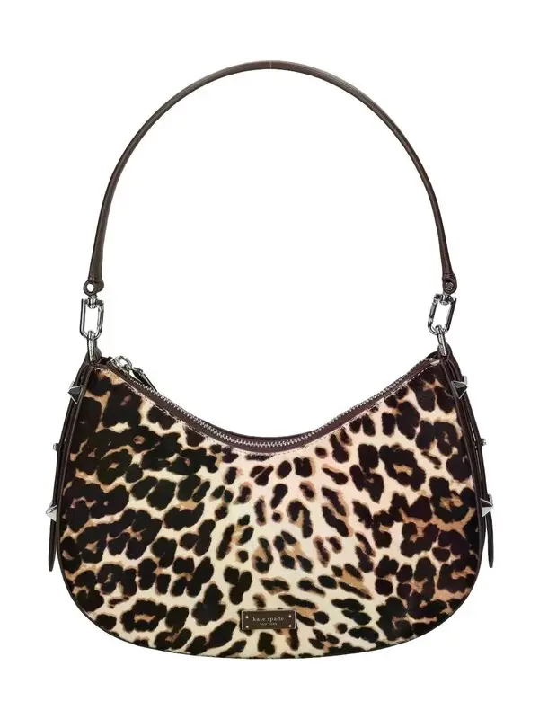 Kate Spade New York Leopard Print Satchel - Brown