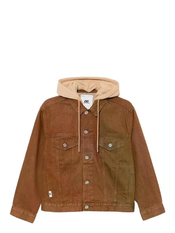 CHOCOOLATE Logo-patched Denim Jacket - Brown