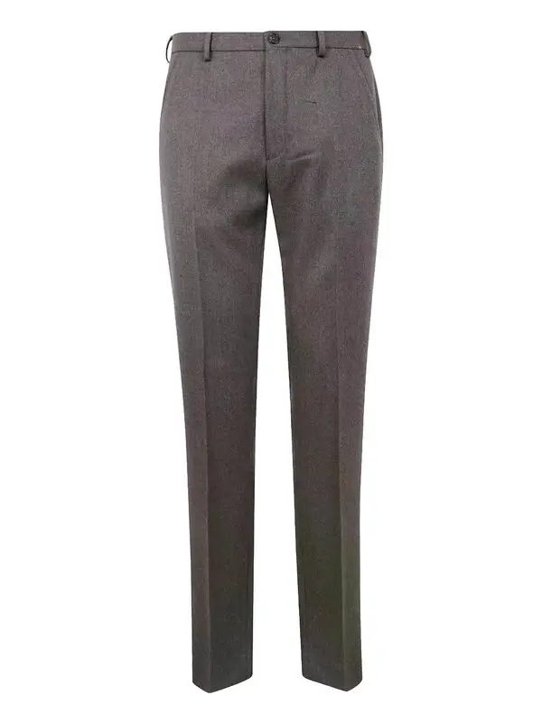Incotex Wool Trousers - Brown