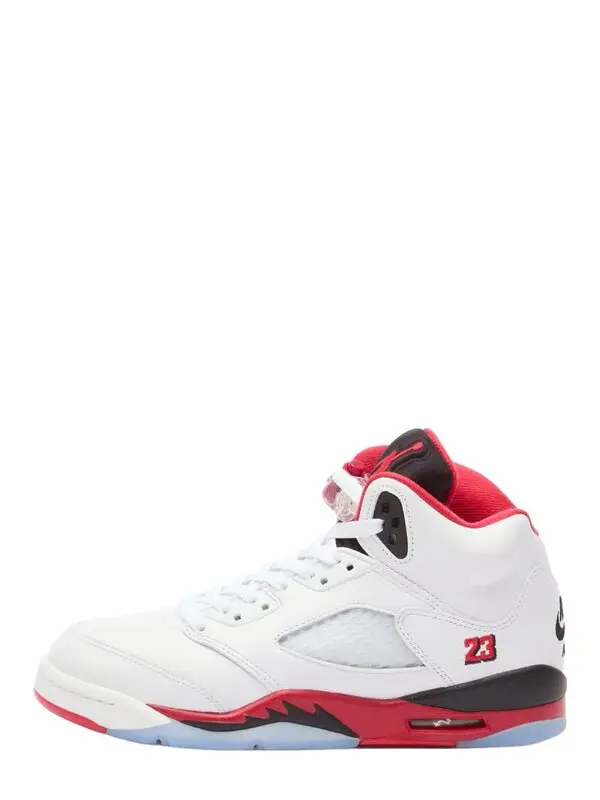 JORDAN 5 Retro Og Gs Sneaker - Sail/red/coconut Milk