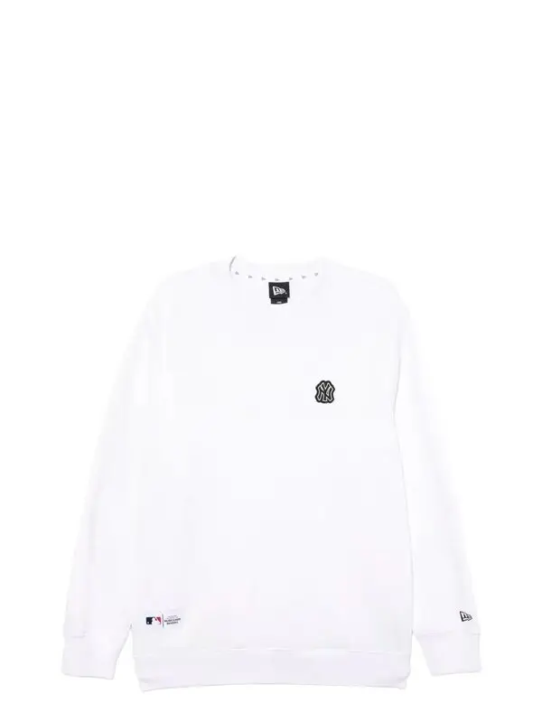 New Era Logo-embossed Sweatshirt - White