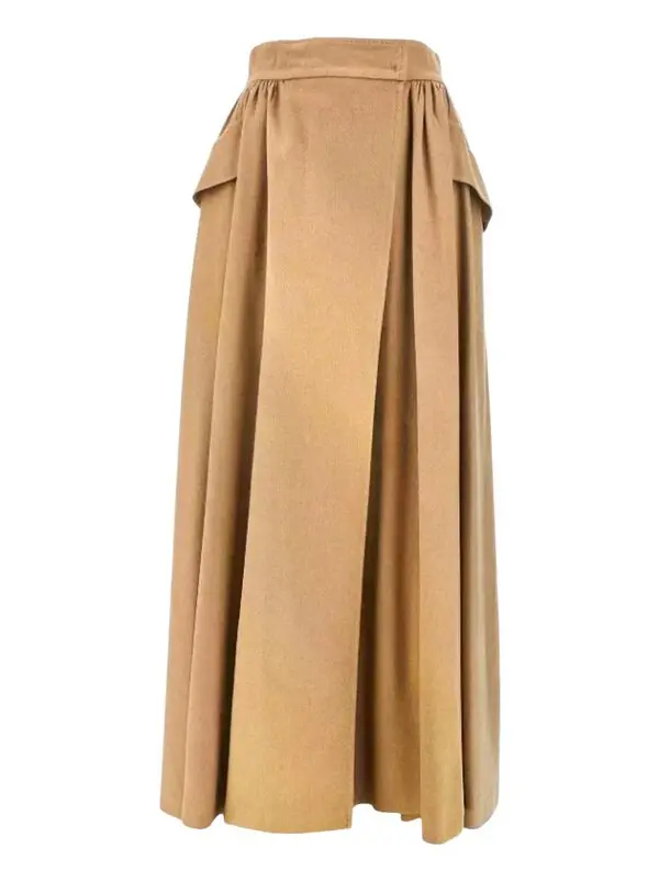 Max Mara Eufemia Pleated Skirt - Neutrals