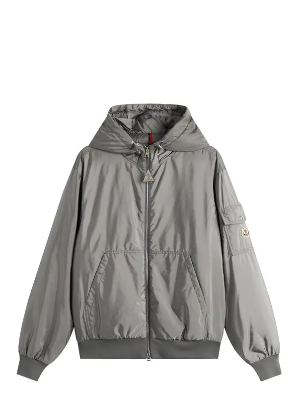 Moncler Poiliot Eco Nylon Hooded Jacket - Grey