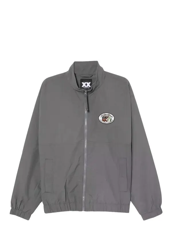 FINGERCROXX Logo-patched Jacket - Grey