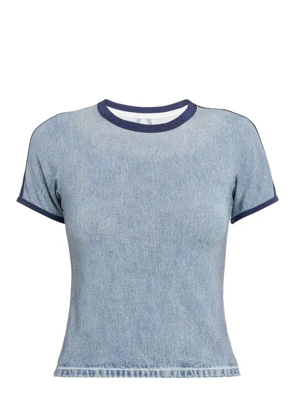 Rag & Bone Miramar Track Baby Tee - Coney