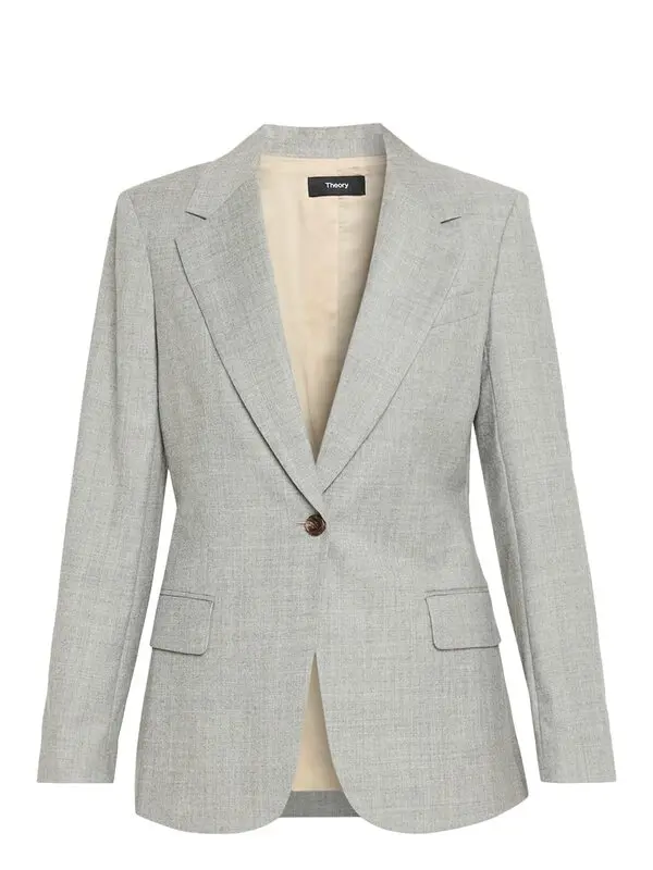 Theory Lynnia Wool Blazer - New Light