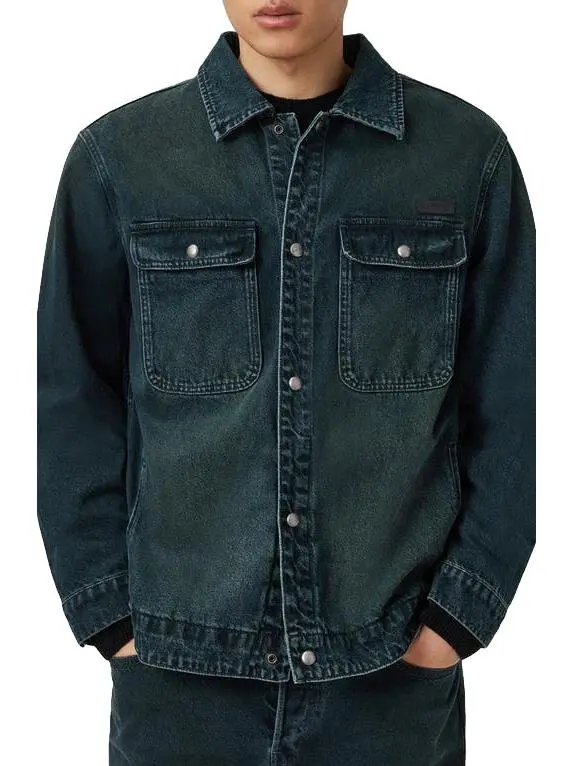 ALLSAINTS Castleford Denim Jacket - Phantom Blue
