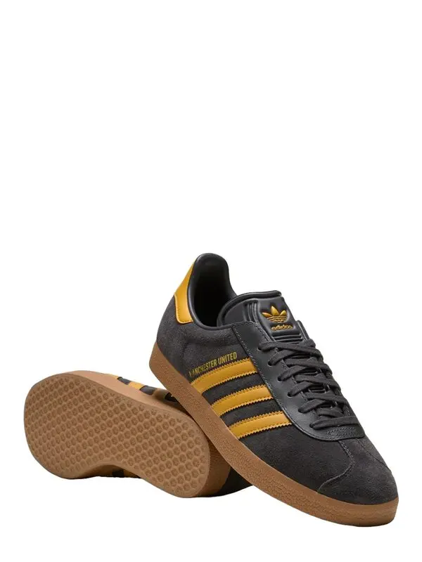 Adidas Gazelle Manchester United Sneakers - Utility Black / Preloved Yellow / Gum