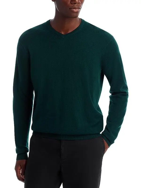 Peter Millar Crown Heritage Cashmere V-neck Sweater - Balsam