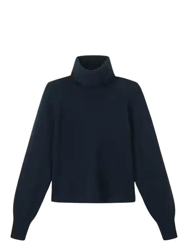 ME+EM Cashmere Jumper With Detachable Snood - Formal Navy